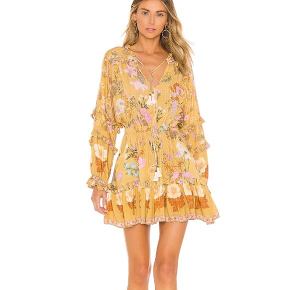 Spell | Dresses | Spell Gypsy Wild Bloom Mustard Floral Playdress ...